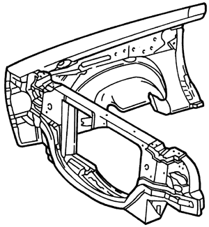 FENDER & RADIATOR SUPPORT (Conventional Frame Vehicles)