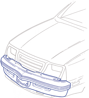 FRONT BUMPER ASSEMBLY - R&R ALL TYPES