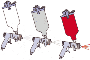 THREE STAGE FINISHES (base/mica/clear coat)